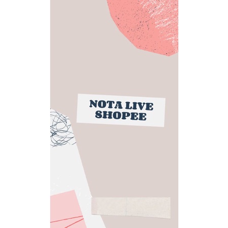 Jual NOTA LIVE SHOPEE 1 KG | Shopee Indonesia