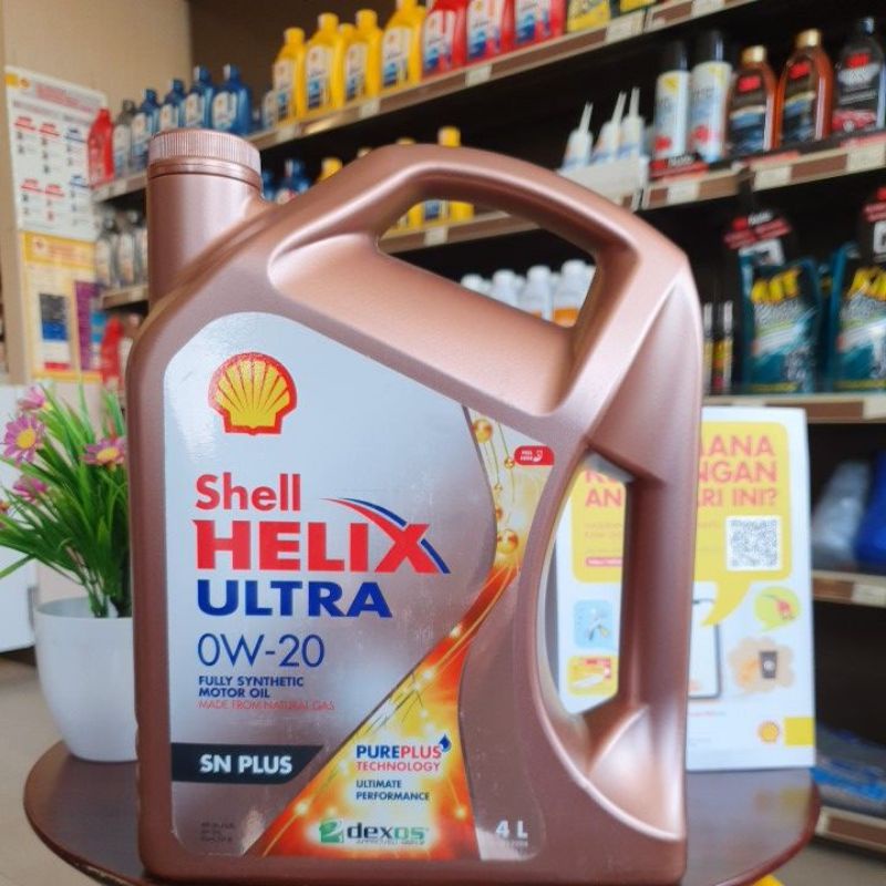 Jual Oli Shell Helix Ultra SN PLUS 4L | Shopee Indonesia