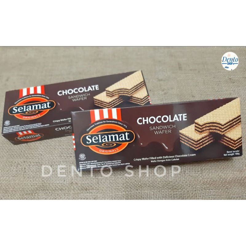Jual WAFER SELAMAT COKELAT 198 GR,MAKANAN RINGAN, WAFER SELAMAT 198 ...