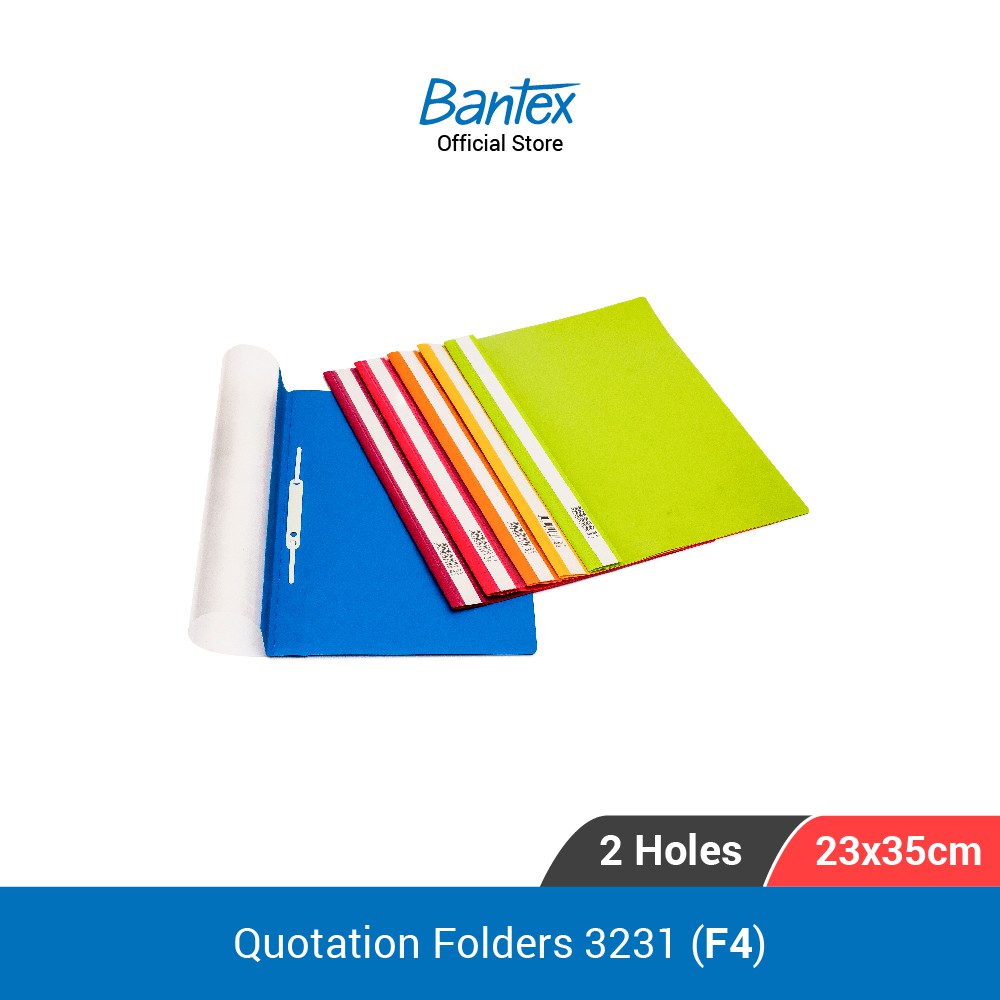 Jual Bantex Quotation Folders with Coloured Back Cover Folio #3231 ...