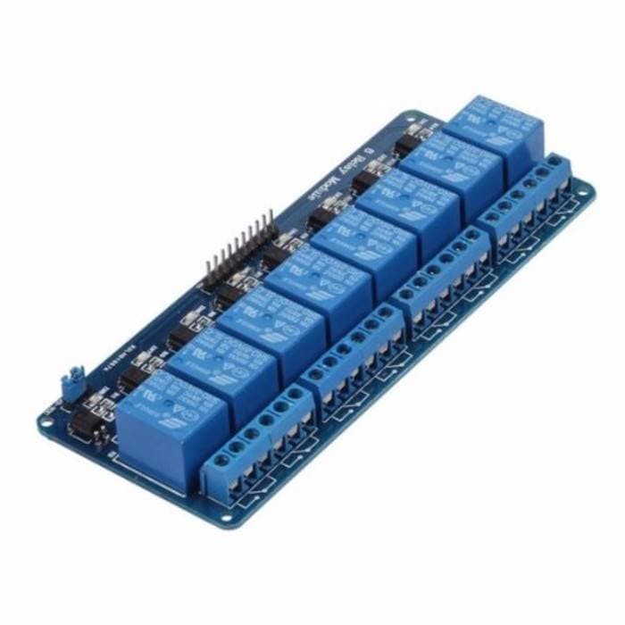 Jual Modul Relay 8 channel 5v for arduino module sensor PIC ARM DSP AVR ...