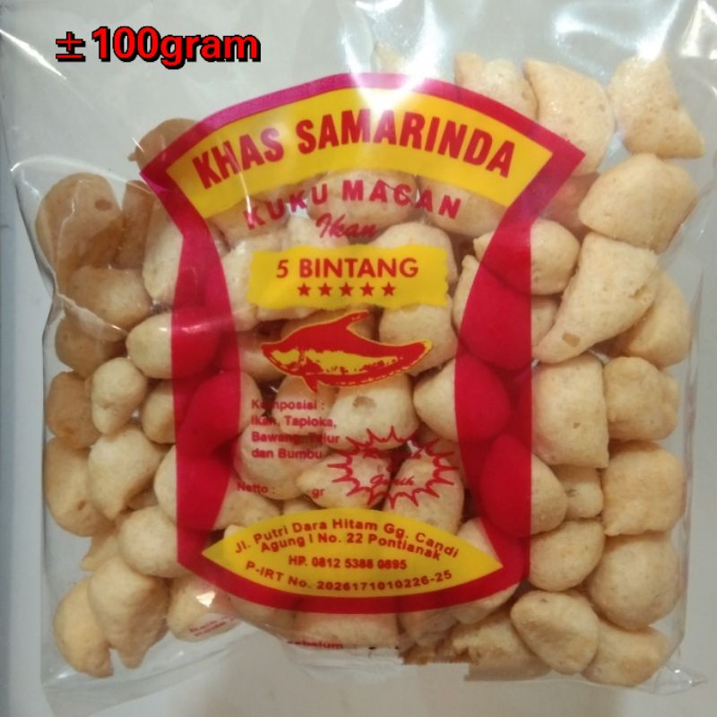 Jual Amplang ikan Belida Khas Samarinda / Getas Ikan / Amplang Kuku ...