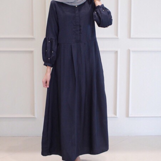 Jual Gamis Nayla (NAVY) | Shopee Indonesia