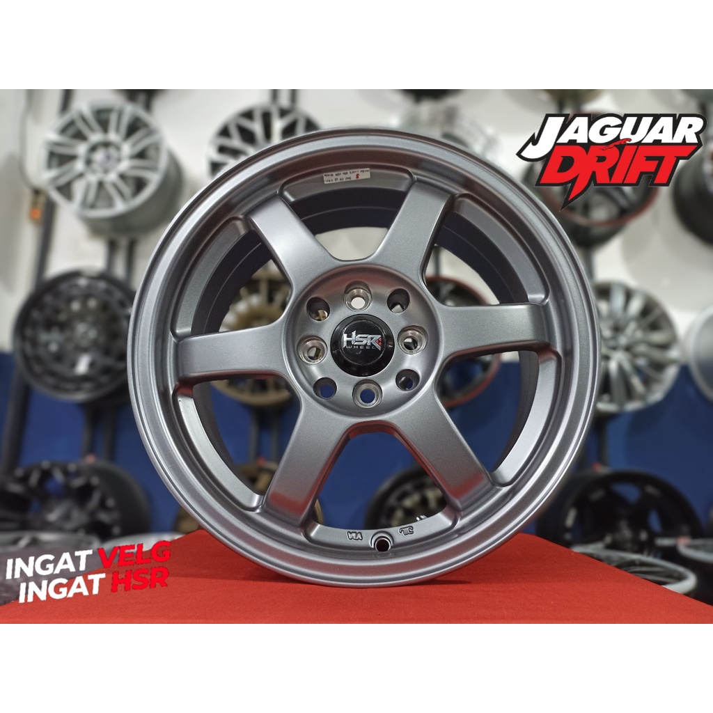 Jual Velg Mobil Brio TE37 R16X7 ET40 Grey jazz yaris mobilio avanza ...