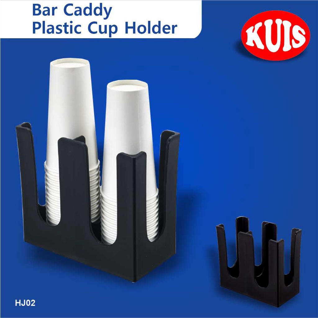 Jual Bar Caddy Plastic Cup Holder 2 Sekat Tempat Cup Atau Tissue HJ02 ...