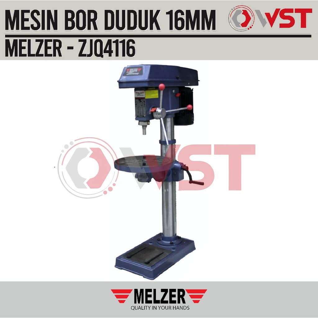 Jual Mesin Bor Duduk 16mm Melzer ZJQ4116 / Bench Drill 16mm | Shopee ...