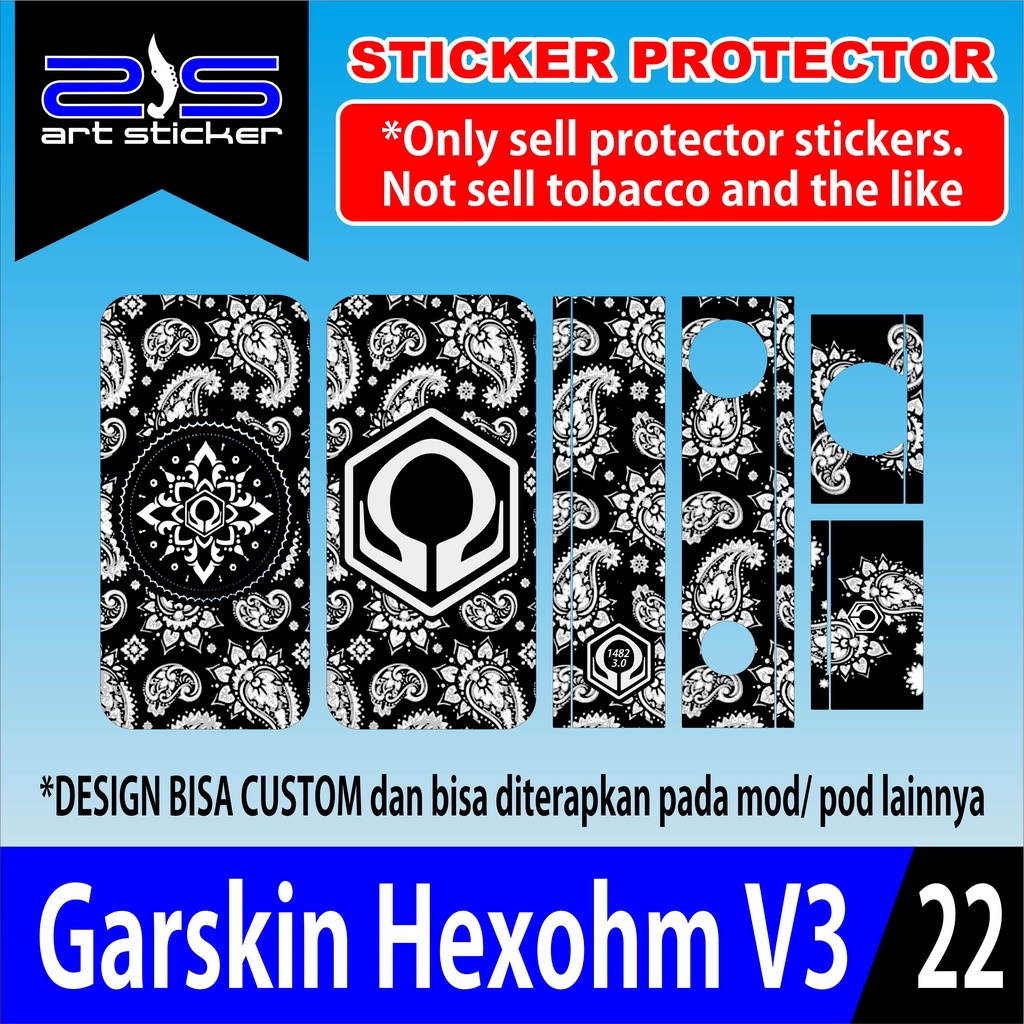 Jual SKIN Sticker Garskin Hexom V3 | Shopee Indonesia