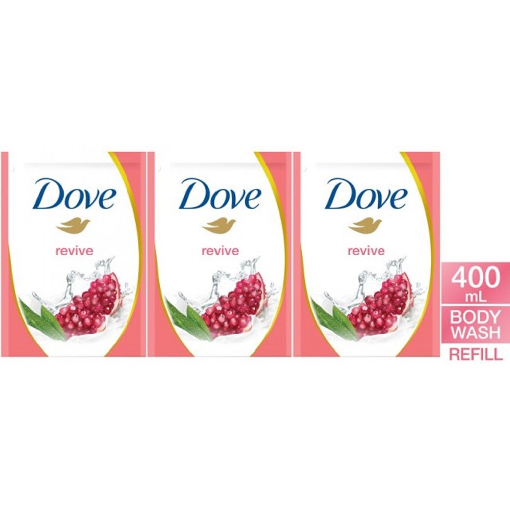 Jual Dove Go Fresh Revive Body Wash Refill 400Ml Multi Pack | Shopee ...