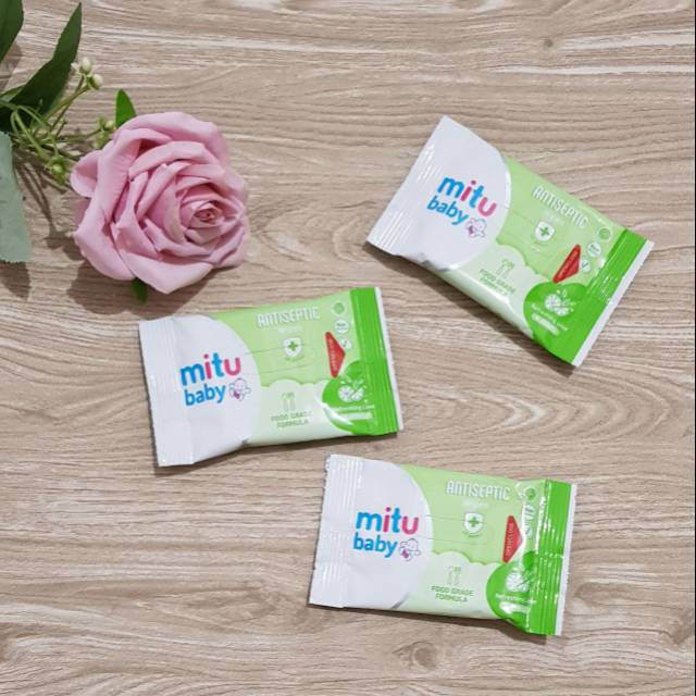 Jual Antiseptic Wipes Mitu tissue tisu basah sachet antiseptik praktis ...