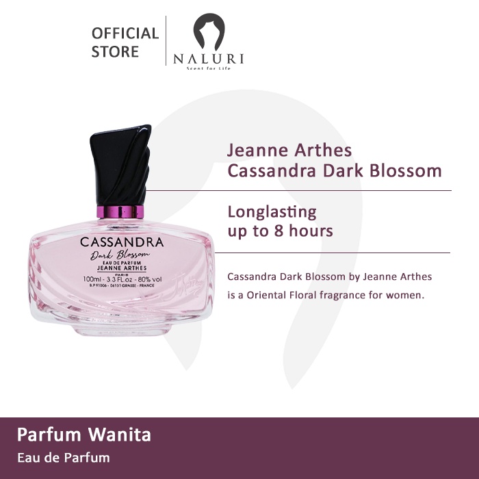Jual Parfum Original Jeanne Arthes Cassandra Dark Blossom / Eau De ...