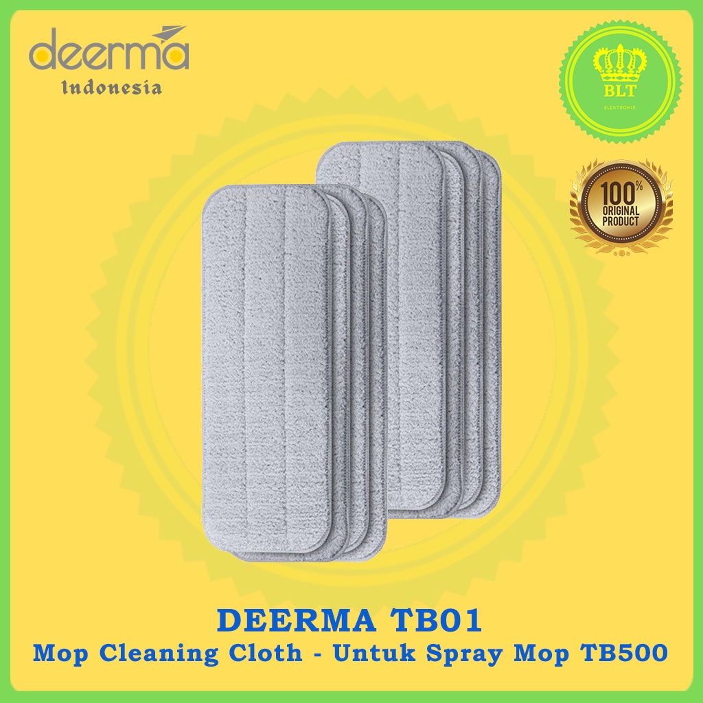 Jual DEERMA TB01 Refill Kain Pel Microfiber Cloth TB 01 Untuk Sweeper ...