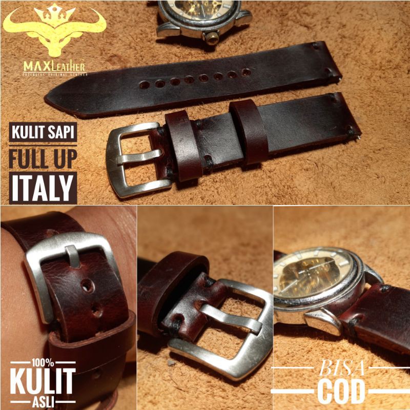 Jual Tali jam tangan kulit asli 1000% Strap jam mewah berkelas,Strap ...
