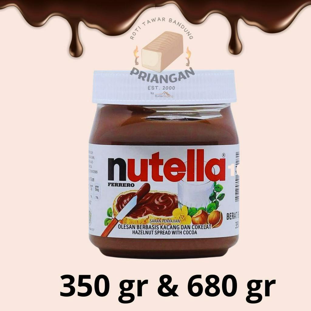Jual Nutella 350/680 gram Chocolate Hazelnut Spread / Selai Coklat ...