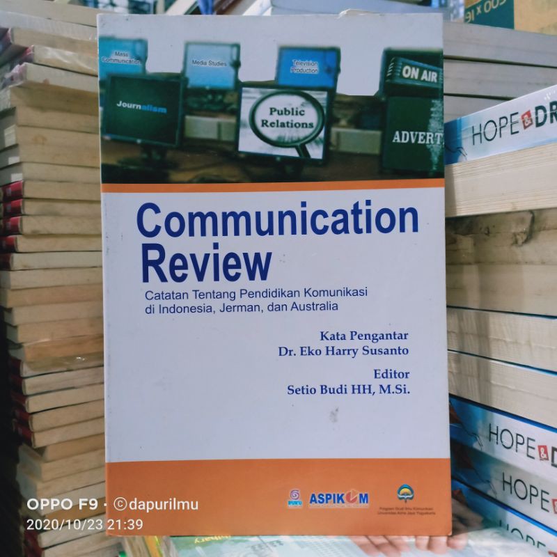 Jual Buku Communication Review Catatan Tentang Pendidikan Komunikasi di ...