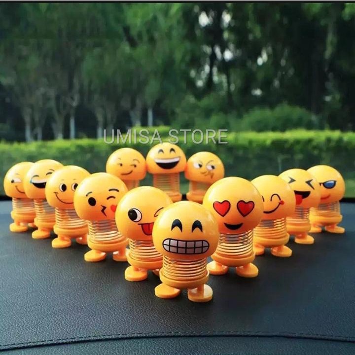Jual Mainan Emoticon Per Goyang / Spring Doll Emoticon | Shopee Indonesia