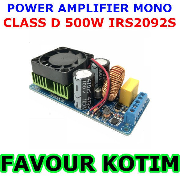 Jual POWER AMPLIFIER CLASS D IRS2092S IRS2092 SUBWOOFER MONO 500W FVKOTIM | Shopee Indonesia