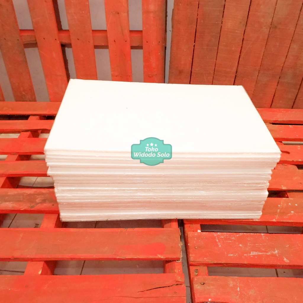 Jual 1 BALL (ISI 25) Styrofoam Putih Tebal 1cm 40x60cm Medium Density ...