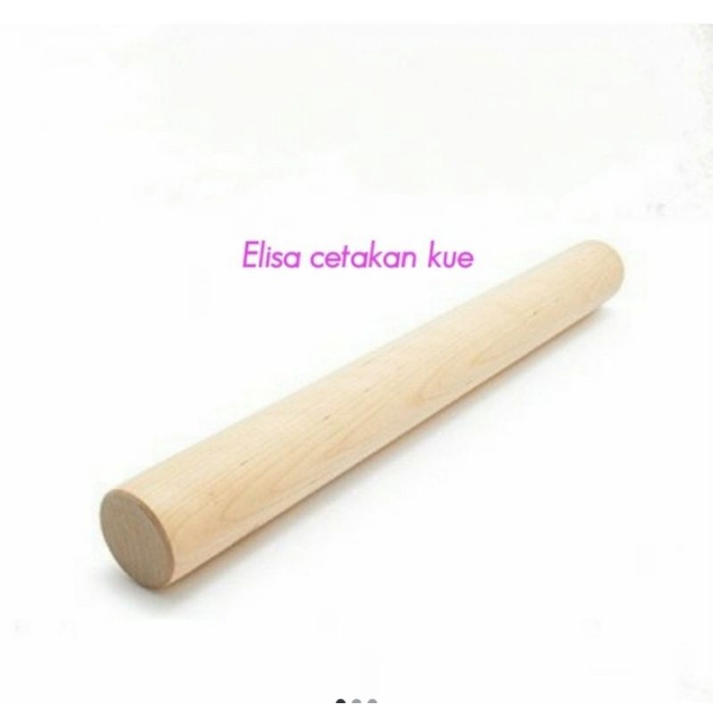 Jual Rolling pin kayu 40cm Gilingan adonan Roll adonan | Shopee Indonesia