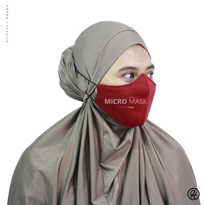 Jual Masker kain dua lapis untuk pria dan wanita/ masker hijab hijacket ...