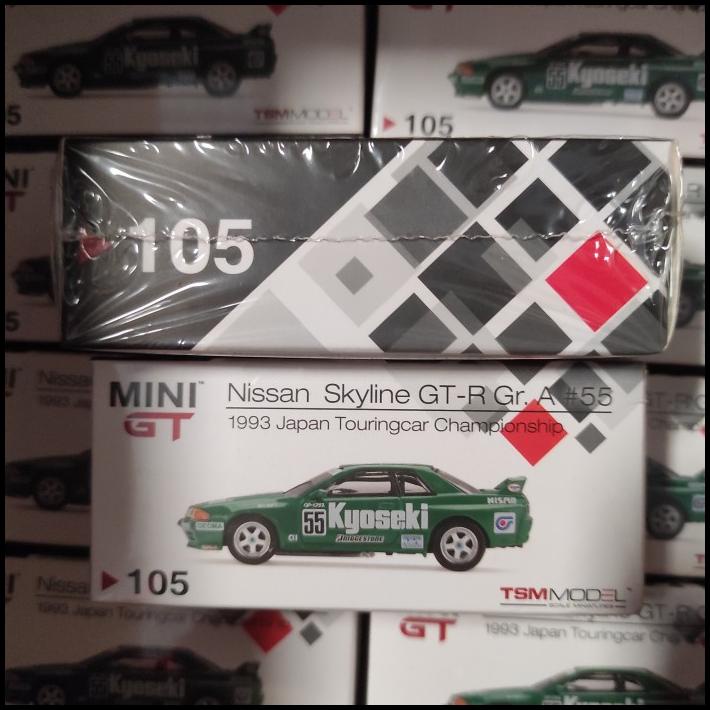 Jual Mini Gt 105 Nissan Skyline Gtr R32 Gr. A #55 Kyoseki | Shopee Indonesia