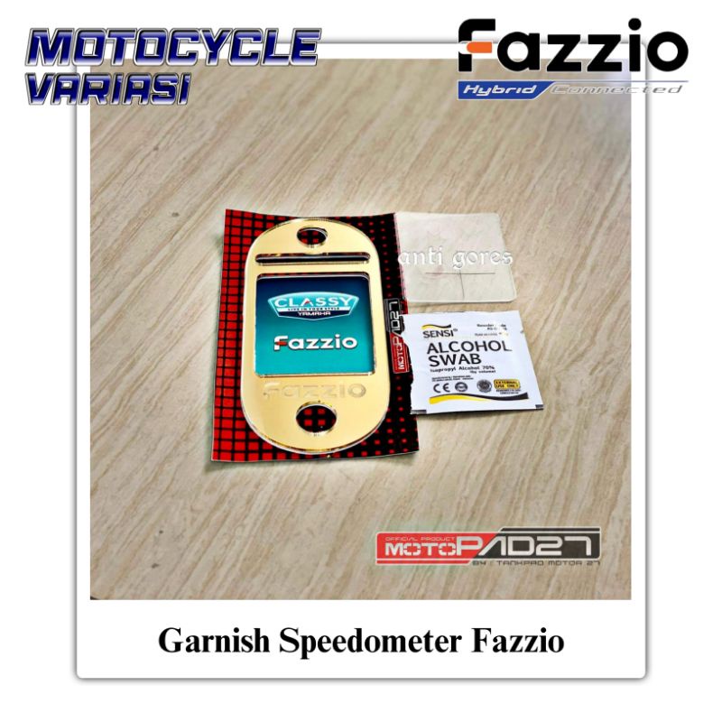 Jual Motopad27 Stiker Anti gores Spido Meter Speedometer Yamaha Fazzio ...