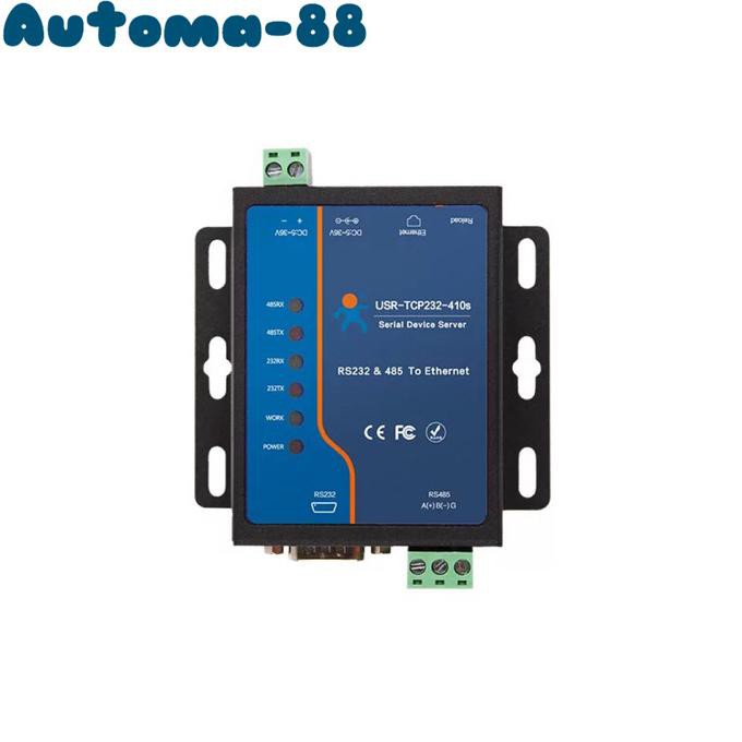 Jual Rs232 Rs485 To Tcp Ip Serial Converter Modbus Gateway To Ethernet Rj45 Automa88 Segera ...