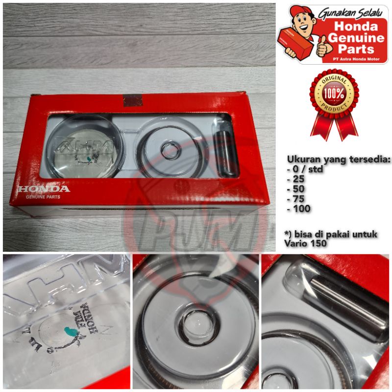 Jual PISTON KIT MEGAPRO MONO VERZA 150 KRM ORI Original AHM - PNP Vario ...
