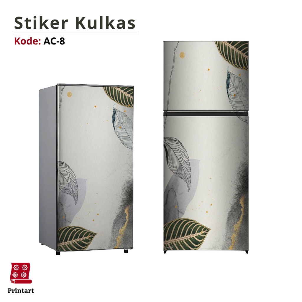 Jual Stiker kulkas 1 pintu dan Stiker Kulkas 2 pintu Aesthetic Kode AC ...