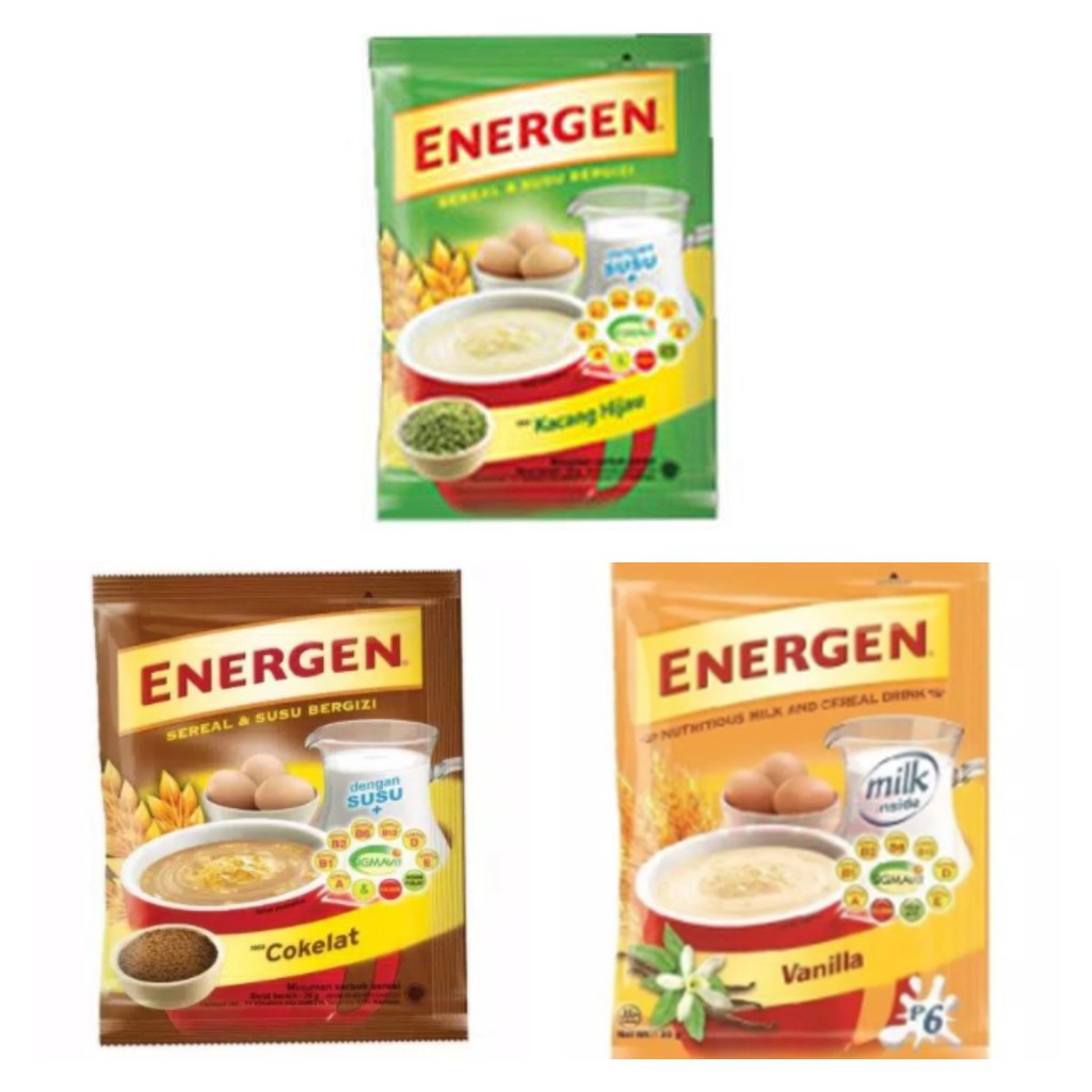 Jual Energen Minuman Sereal Varian Rasa ( 10 Renceng ) | Shopee Indonesia