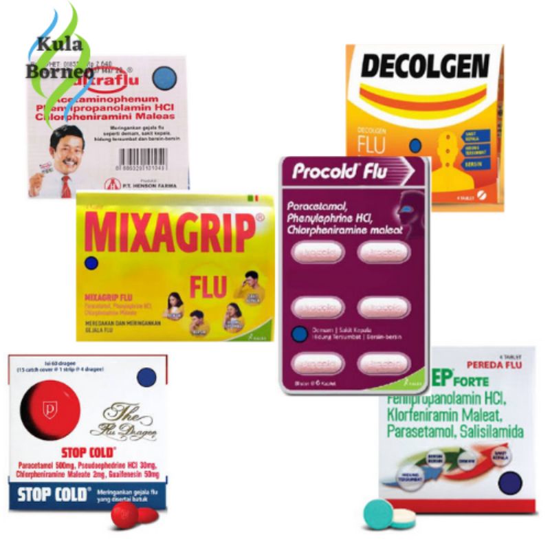 Jual Obat Flu Decolgen, Procold Flu, Mixagrip Flu, Neozep Forte, Stop ...