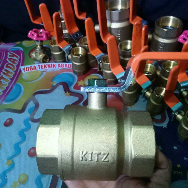 Jual BALL VALVE 2 INCH KITZ / STOP KRAN 2 INCH KITZ | Shopee Indonesia