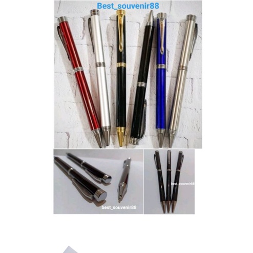 Jual Pulpen Metal /Pulpen Besi Bp K053 /Balpoint Promosi Polos | Shopee ...