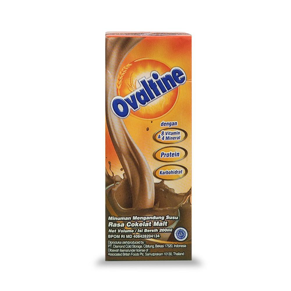 Jual Susu OVALTINE MILK UHT COKELAT CHOCOLATE MALT 200ml | Shopee Indonesia