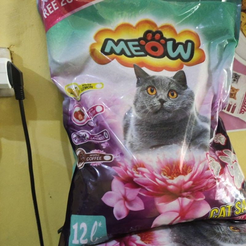 Jual pasir meow 12 liter (khusus gosend sameday) | Shopee Indonesia