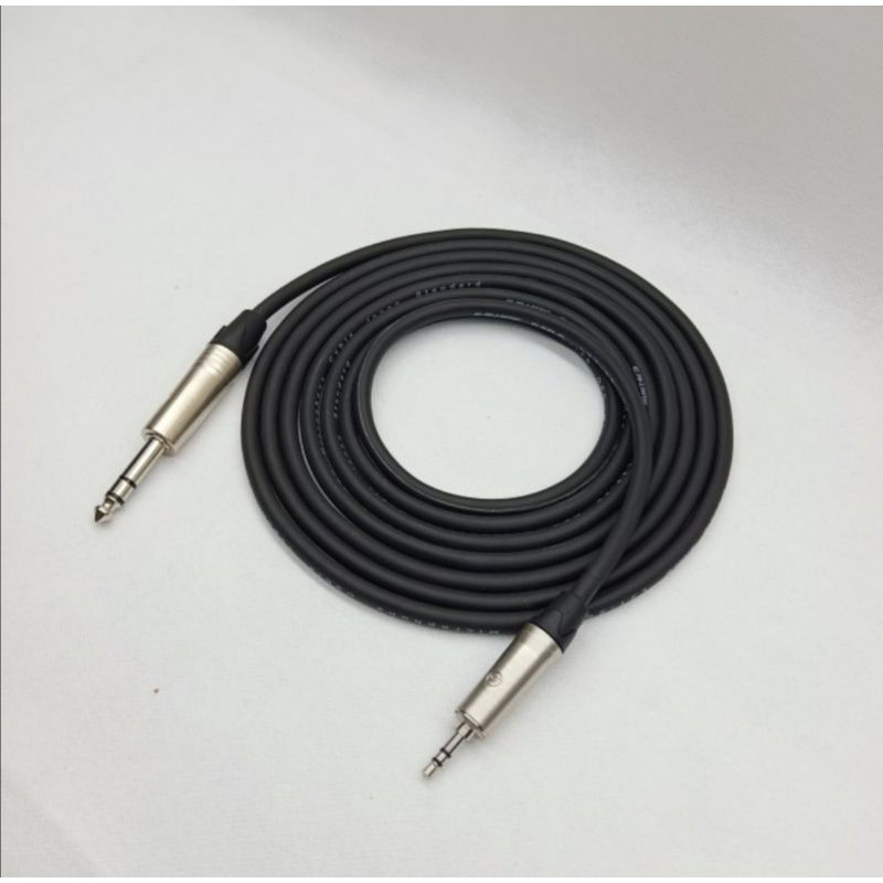 Jual Kabel Audio Canare 50Cm Jack 3,5mm Mini Stereo To Akai 6,5mm stereo | Shopee Indonesia