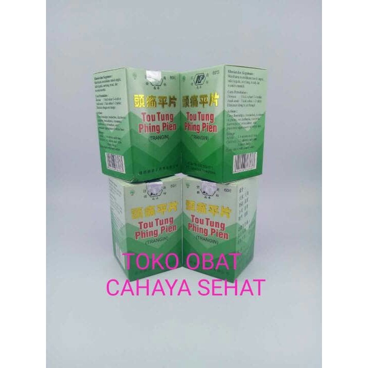 Jual TOU TUNG PHING PIEN (TRANGIN) 60 TABLETS | Shopee Indonesia