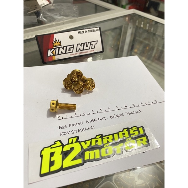 Jual BAUT PROBOLT M8 X 20 BAUT DRAT 12 PANJANG 2cm | Shopee Indonesia