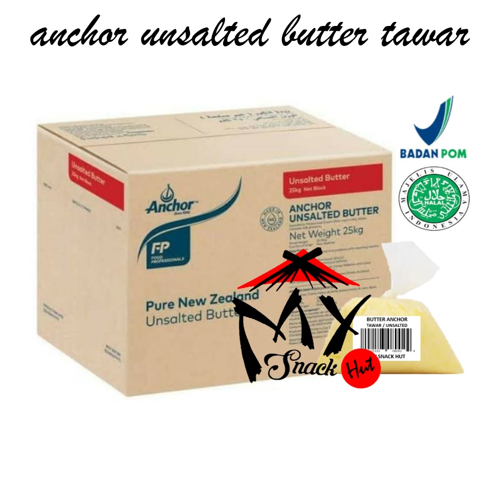 Jual ANCHOR UNSALTED BUTTER 100GR - MENTEGA TAWAR ANCOR PURE NEW ...