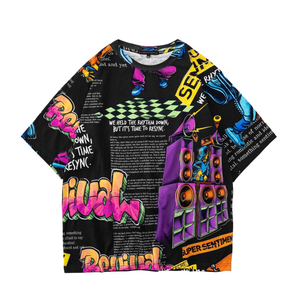 Jual SSST Flavs Resync T-Shirt Oversize Full Print | Shopee Indonesia