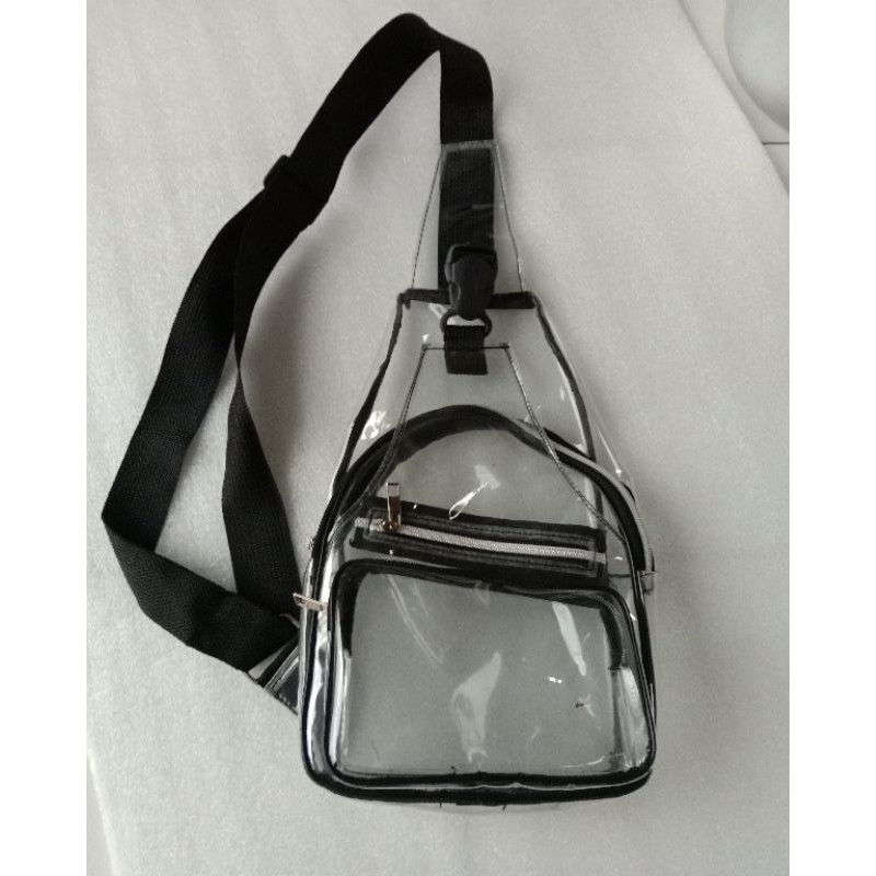 Jual tas transparan Sling bag transparan | Shopee Indonesia