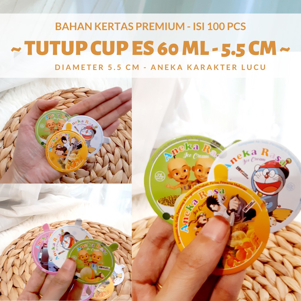 Jual tutup es cream 100 ml 6 cmJual Tutup Cup Ice Cream,Tutup Cup ...