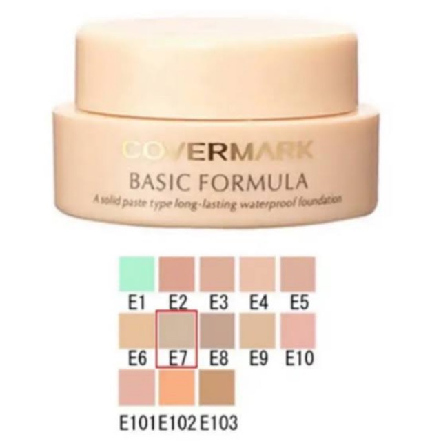 Jual COVERMARK BASIC FORMULA shade E4 dan E6 (natural) HANYA JUAL BARANG ORI | Shopee Indonesia