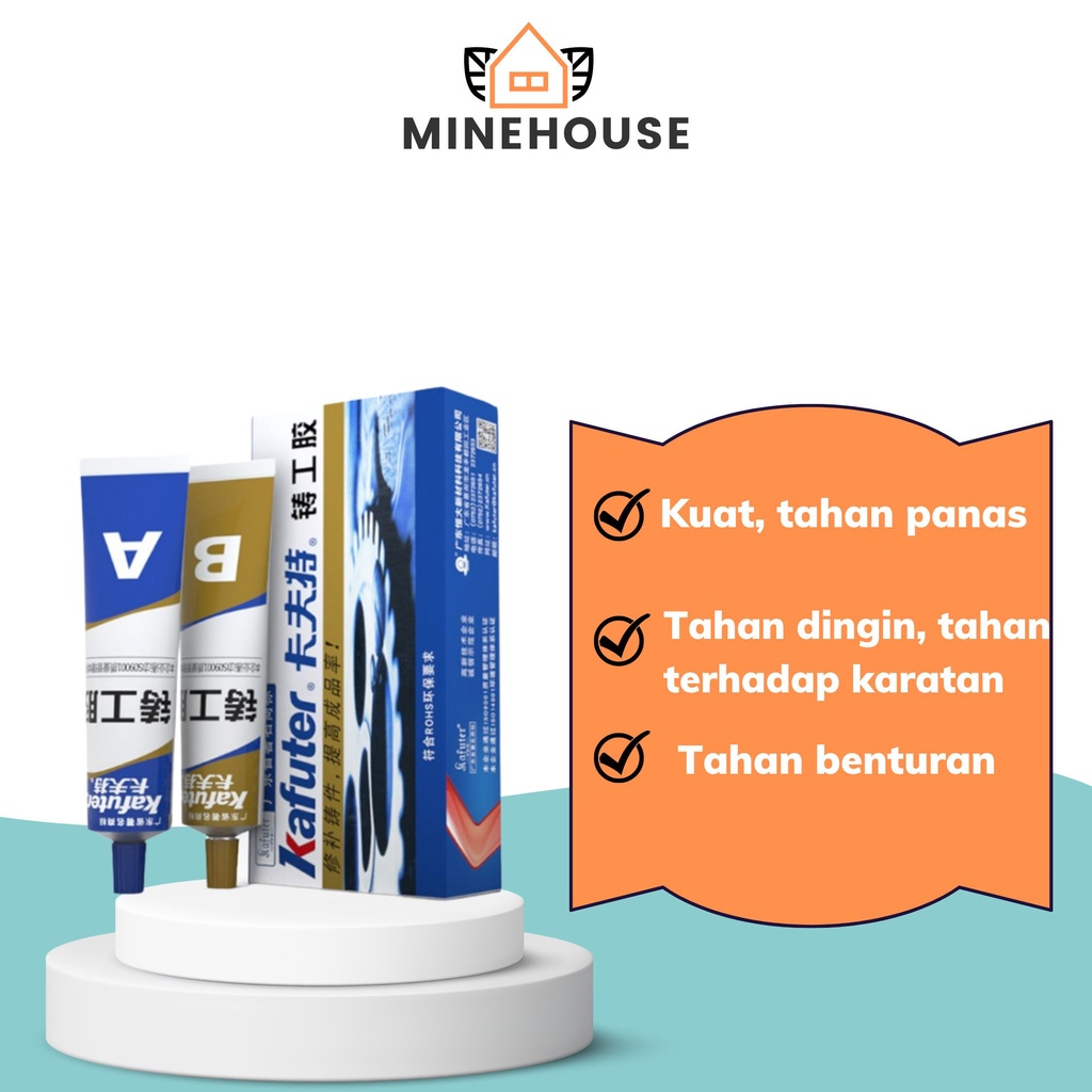 Jual Lem super Kuat X2000, pasta solder dua komponen No. 1 Jepang, lem ...