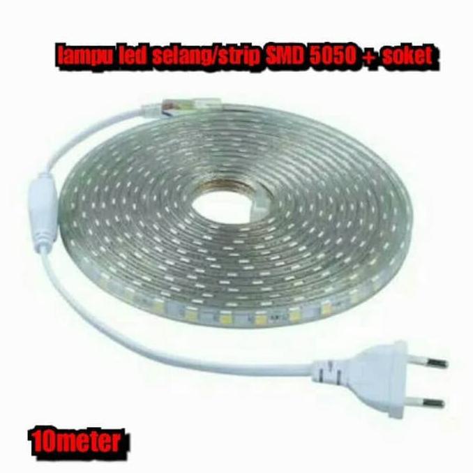 Jual led strep/led selang/led panjang/plafon panjang 10 meter + driver ...