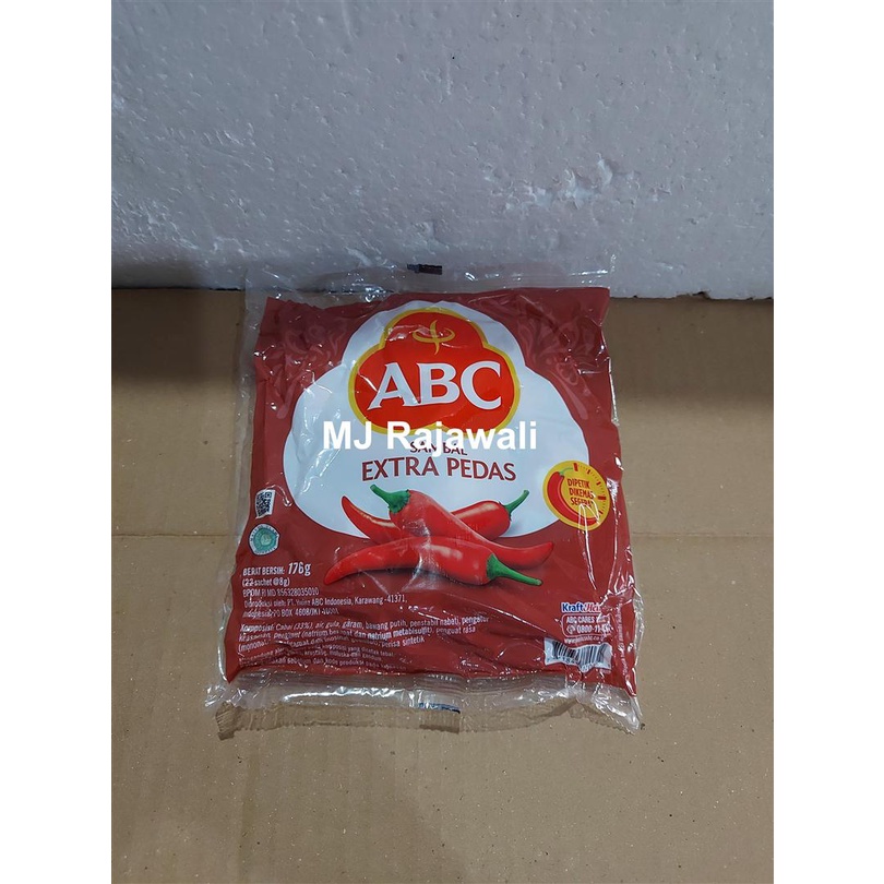 Jual Sambal ABC Extra Pedas Stik Sachet Kecil 8 gram - Pak | Shopee ...