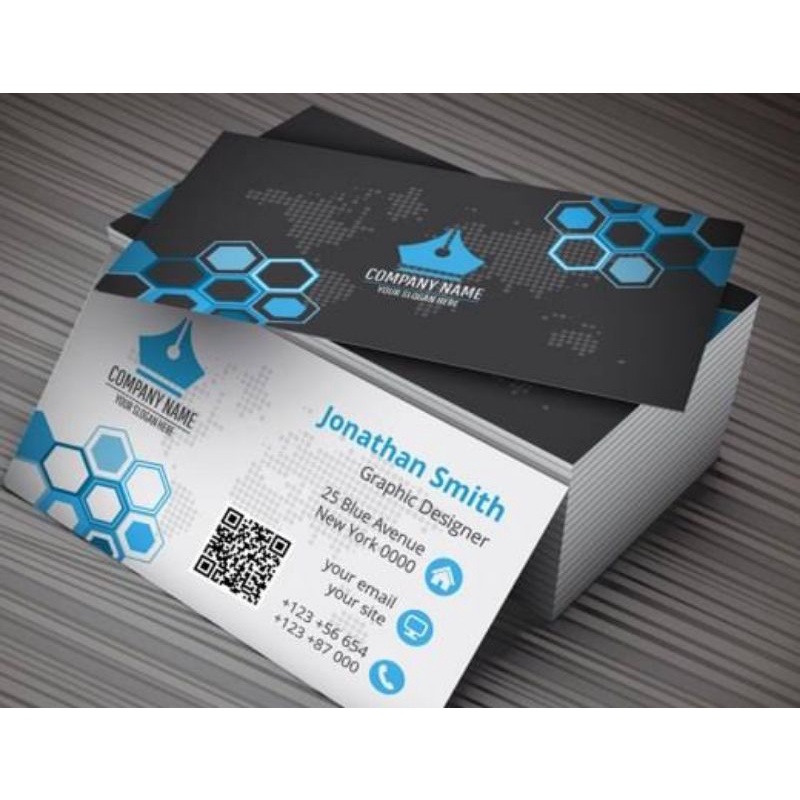 Jual Cetak Kartu Nama free box / Business Card / Name Card | Shopee ...