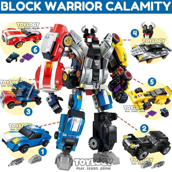 Jual PAKET Block Qman Creative Master Warrior Calamity Robot Lego 6in1 1409 | Shopee Indonesia