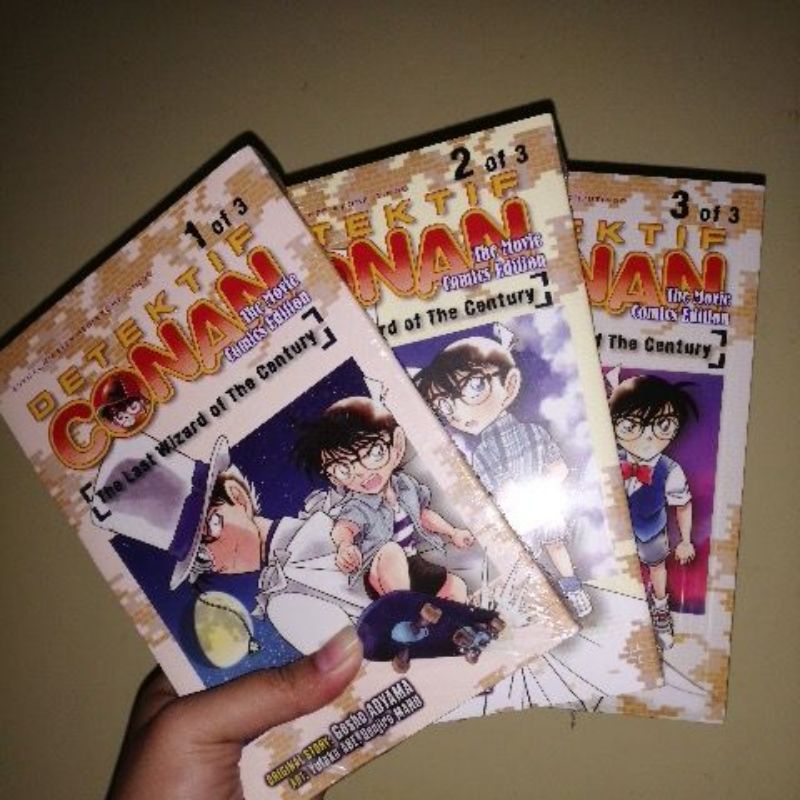 Jual Set Komik Detektif Conan The Movie Comics Edition (The Last Wizard of The Century) | Shopee ...