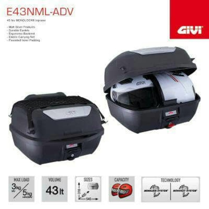 Jual box givi e43 ADV / E43ADV (adventure) | Shopee Indonesia