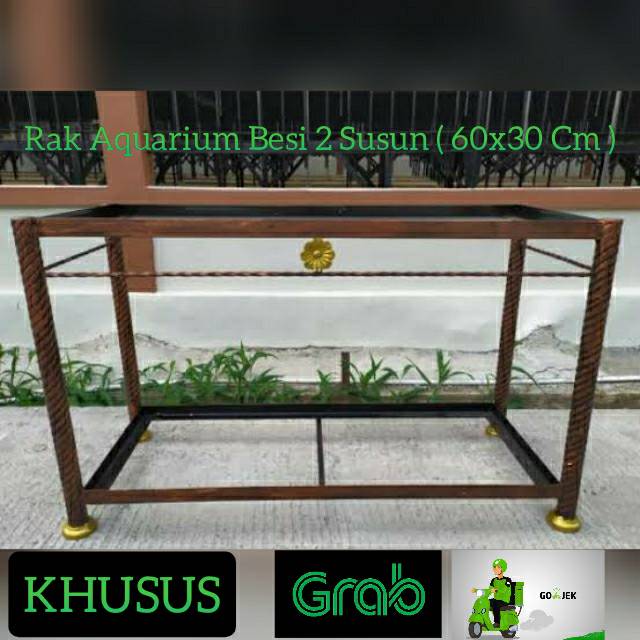 Jual Rak Aquarium Besi 2 Susun ( 60x30 Cm ) | Shopee Indonesia
